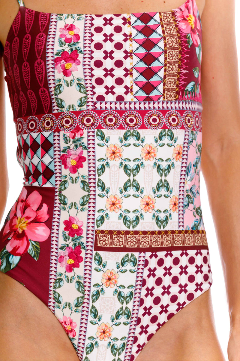 Entero Cuadrado Kenia Patch – Barú Swimwear